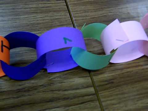 Digits of Pi Paper Chain - YouTube