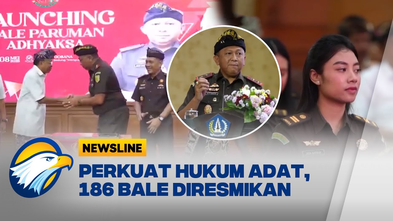 Kejaksaan Tinggi Bali Resmikan 186 Bale Paruman [Newsline] - YouTube