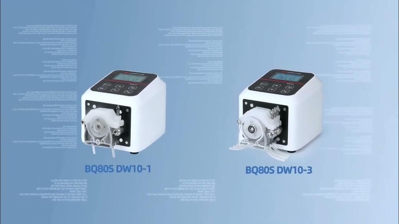 Laboratorní hadicové čerpadlo BQ80 Create Flow - YouTube