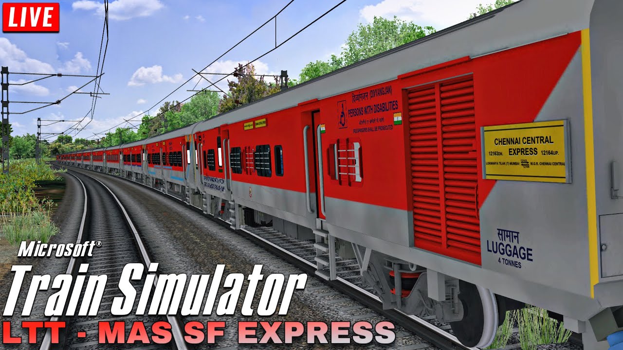 Journey in 12163 Mumbai LTT - MGR Chennai SF Express • Indian Train ...
