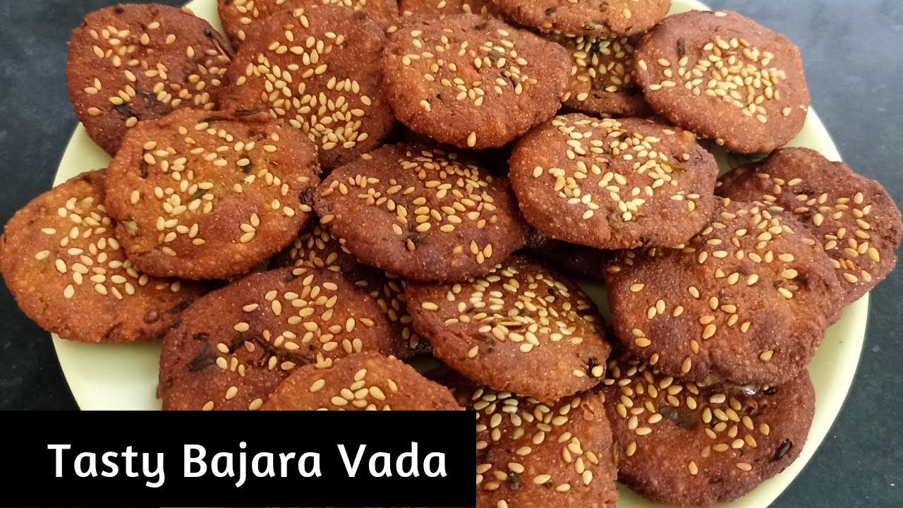 Bajara Vada/Gujrati Bajari na Vada/બાજરી ના વડા/Pearl Millets Fritter ...