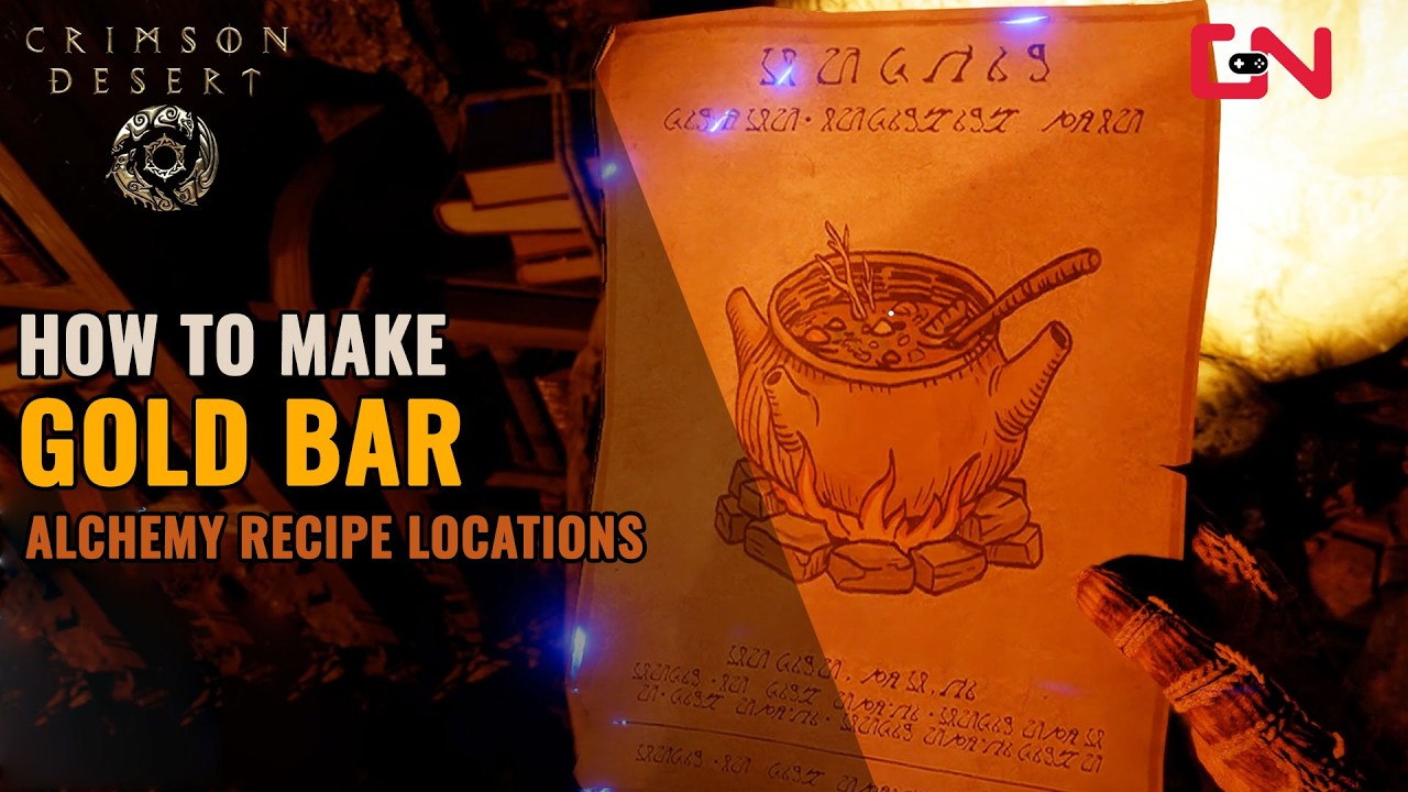 Crimson Desert Gold Bar Recipe Locations - YouTube