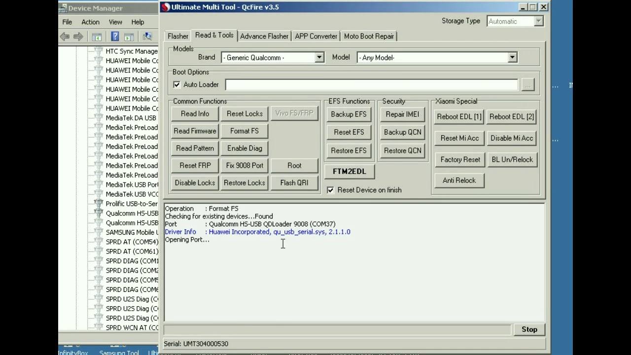 VIVO Y71 EDL test point Fromat FRP done by UMT Tool - YouTube