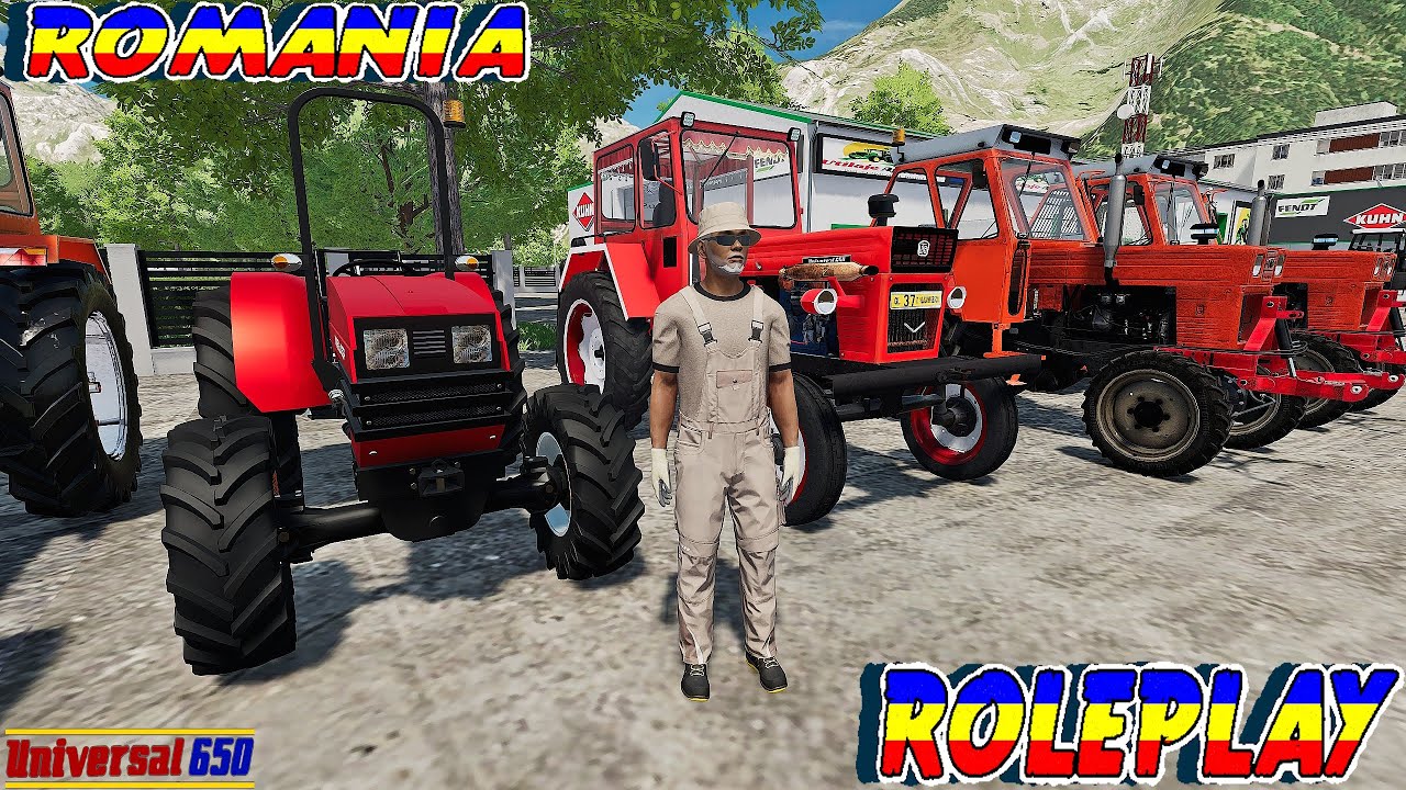 #fs22 Romania RolePlay #4 ION viziteaza Magazinul de TRACTOARE ...