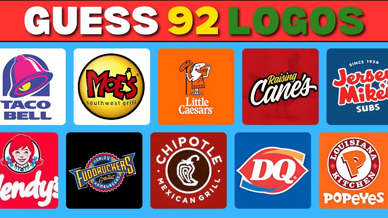 Guess the Restaurant by the Logo! - YouTube