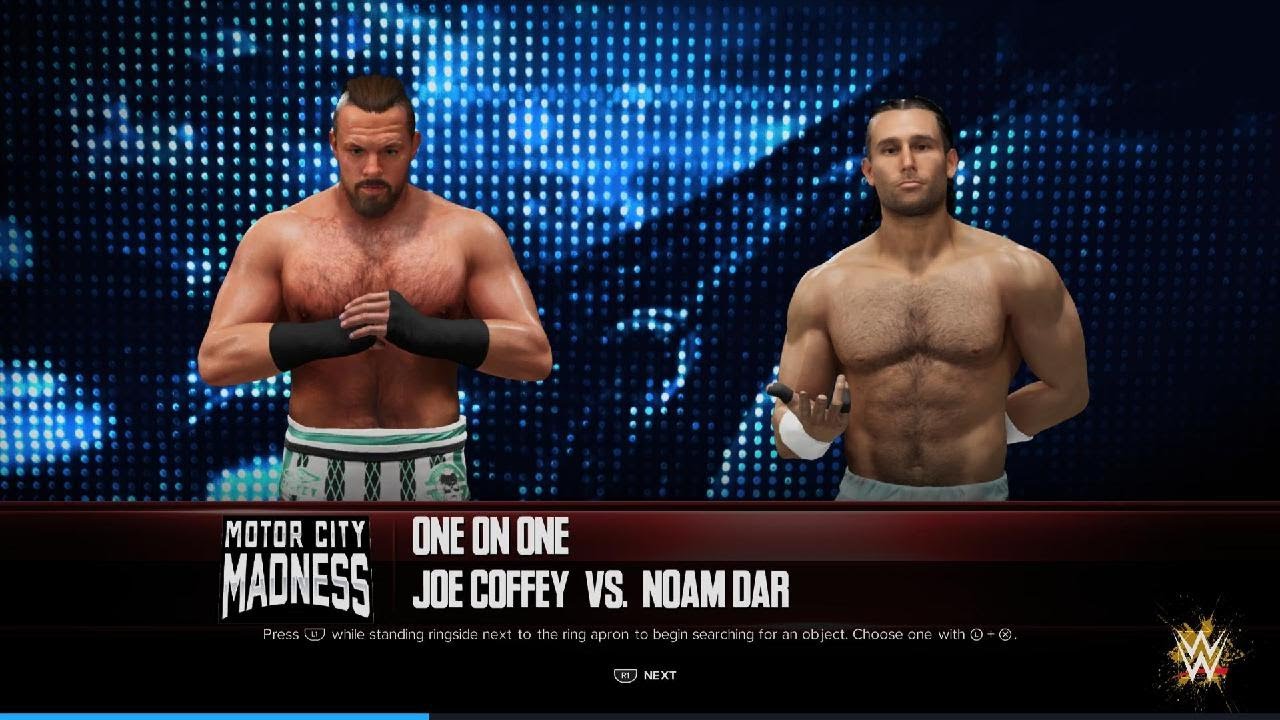 Joe Coffey Vs Noam Dar(Motor City Madness) - YouTube