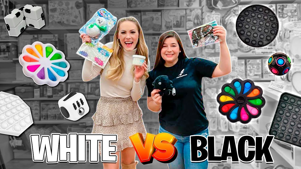 Black VS White Fidget Challenge with @PurpleStars02 and @MrsBench 🤩🥳🖤🤍 ...