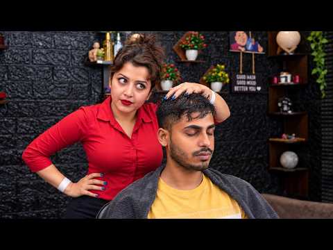 🔴 LIVE: Lady Barber Chaitali Doing Deep Head, Ear & Neck Massage | ASMR Sleep Therapy