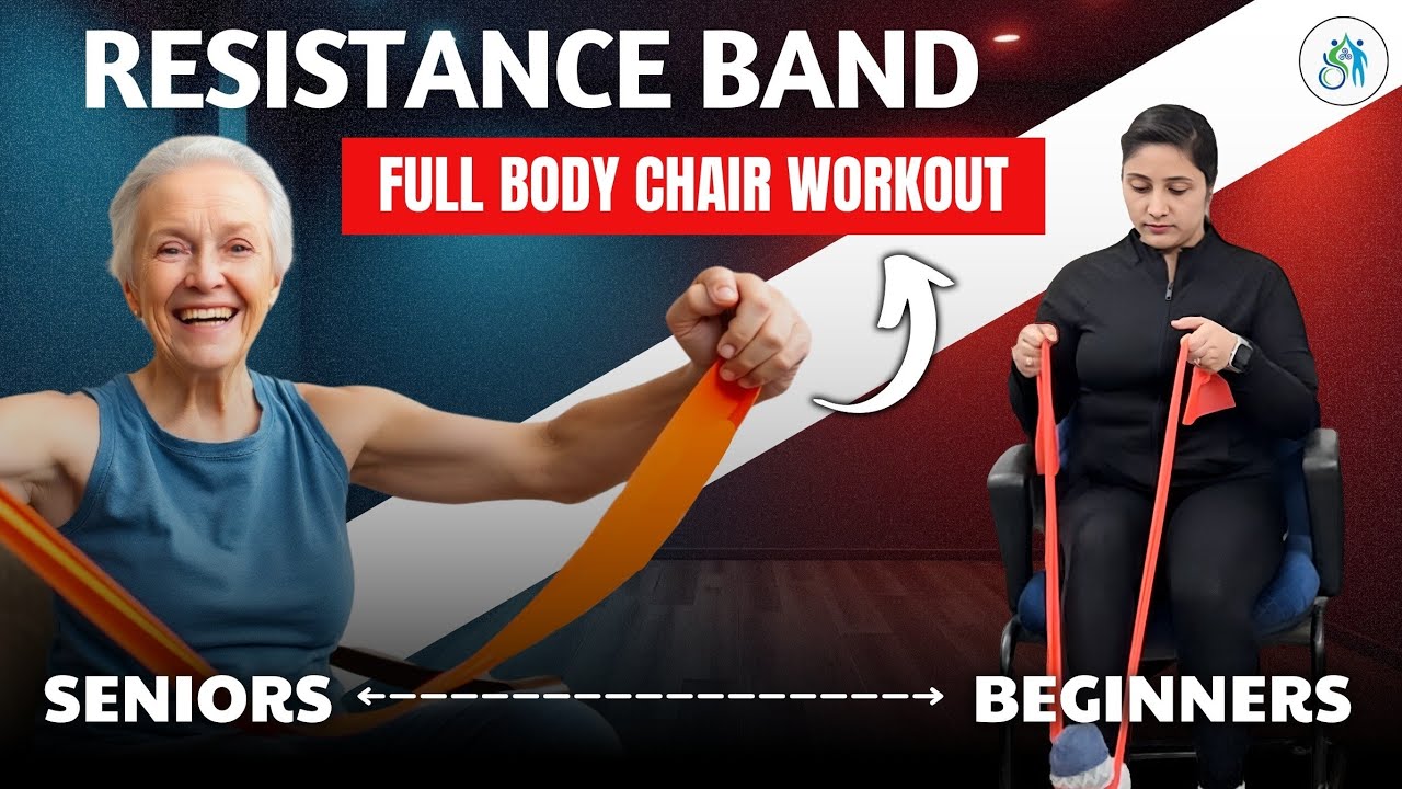 Resistance Band Exercises|Chair Exercises- resistance band:beginners ...