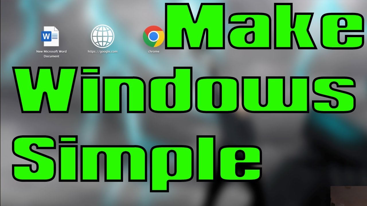 How to make windows desktop easier to navigate for seniors - Winlaunch ...