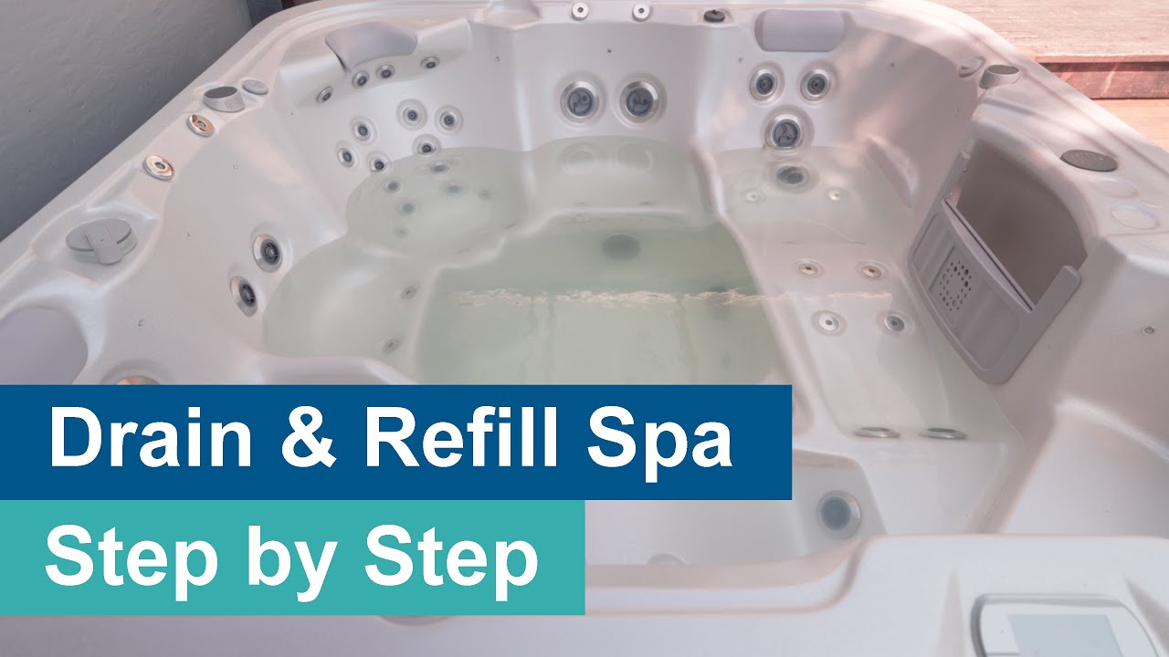 How to drain, clean, and refill your Spa Pool - YouTube