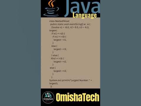 Java nested if else statement|| java programming #shorts #ytshorts#java#programming # ...