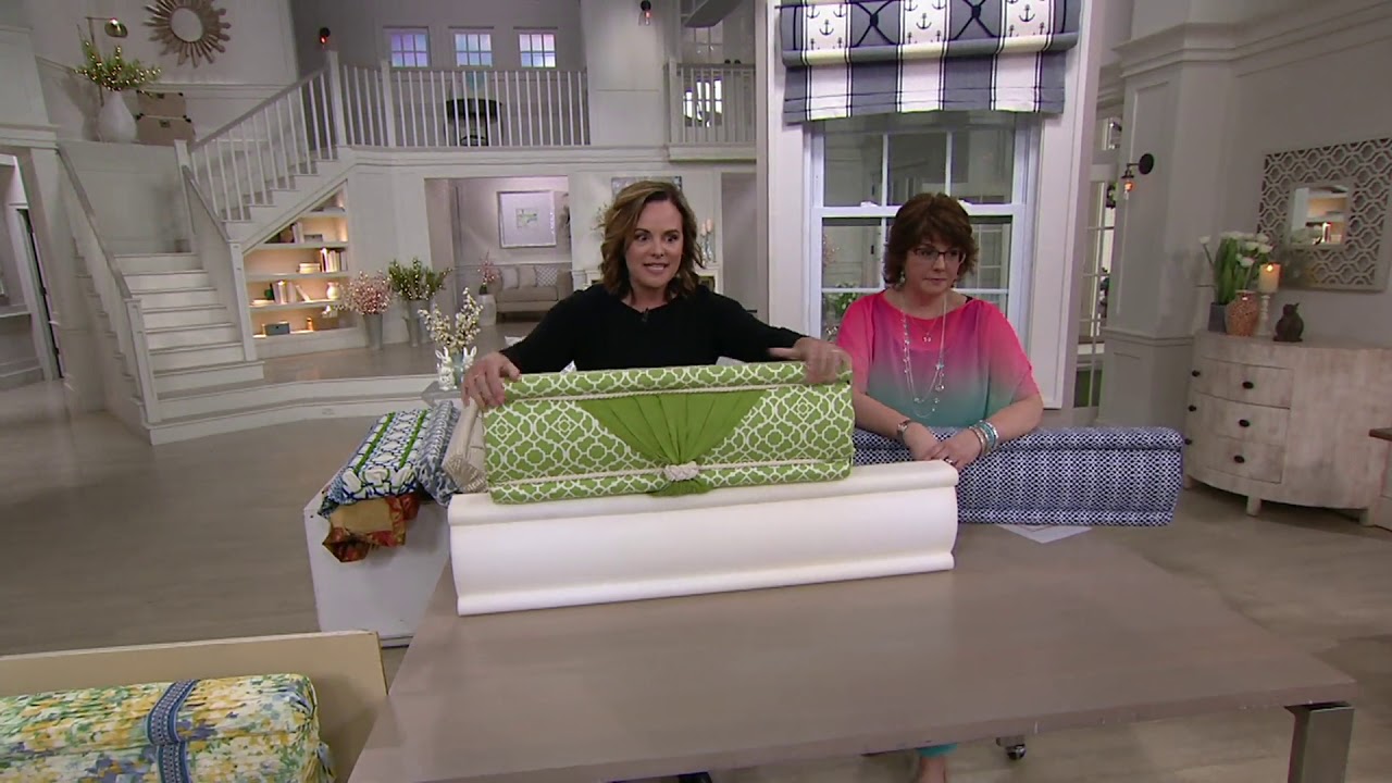 Deco Wrap No Sew Set of 2 Window Treatment Kit on QVC - YouTube