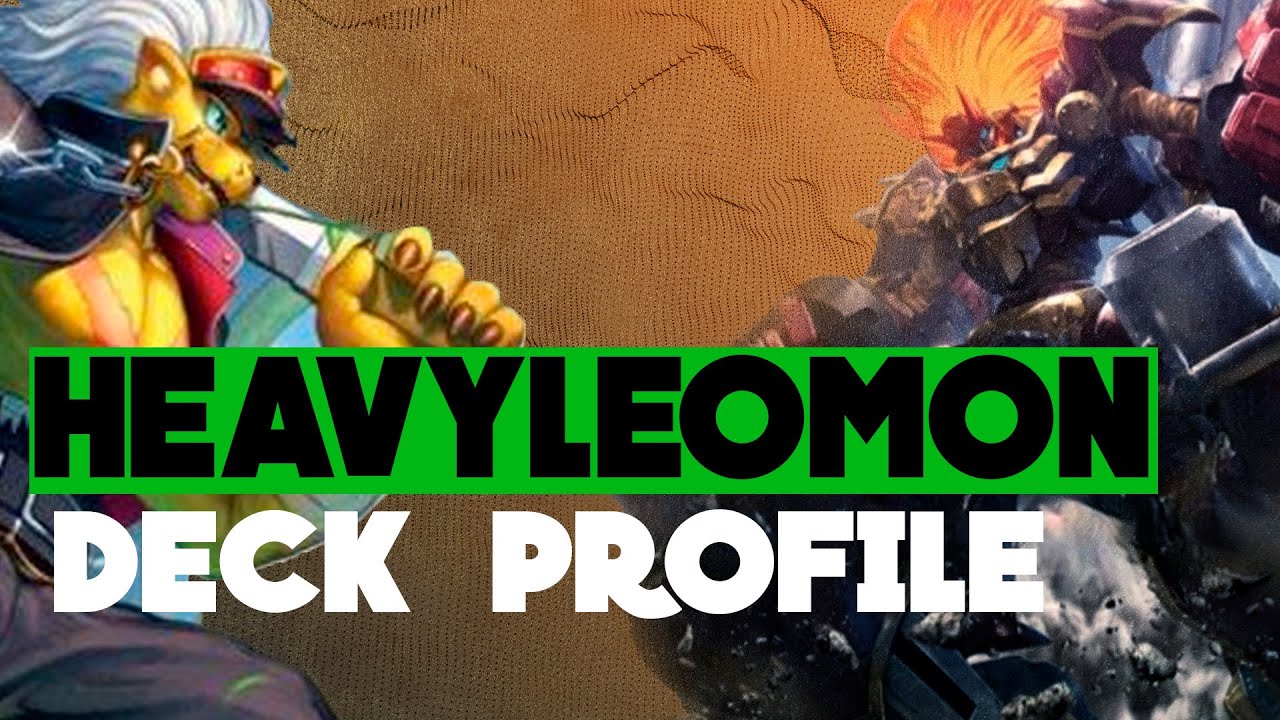 DECK DA RECEITA FEDERAL!? HEAVYLEOMON DECK PROFILE EX05/BT15 DIGIMON ...