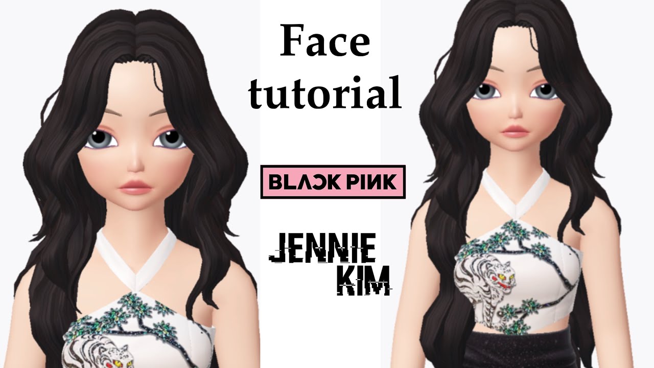 How to make BLACKPINK Jennie face on zepeto | Face tutorial - YouTube
