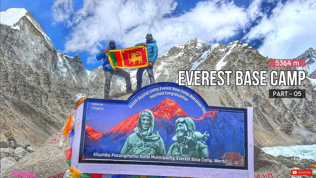 Mount Everest Base Camp Trek, part - 05 |The Last Stop of Everest Base Camp 5,364 |Gorakshep ...