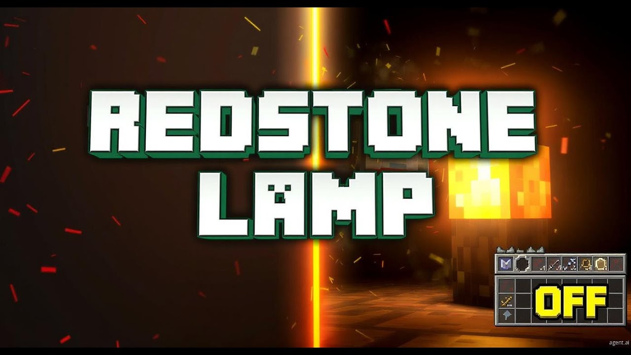 How to Make Redstone Lamps in Minecraft - YouTube