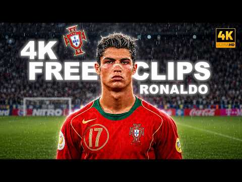 Young Ronaldo 4K - FREE + CLIPS FOR EDITS | Cristiano Ronaldo Young Era Highlights HD