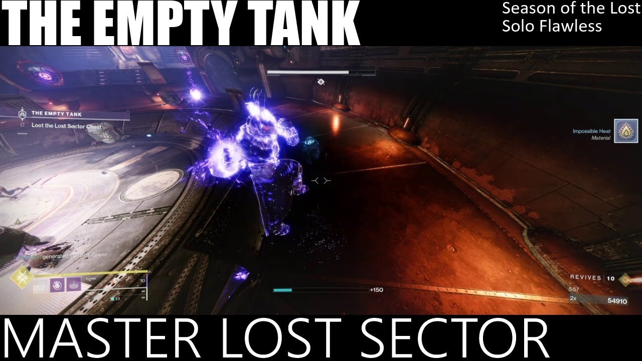 Solo Flawless Master Lost Sector Empty Tank - Warlock, Season of the ...