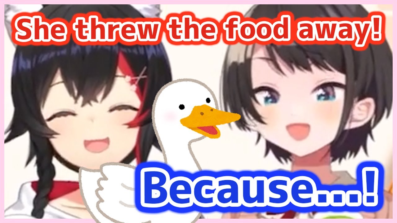 Mio reveals that Subaru got scared by ducks【Hololive】 - YouTube