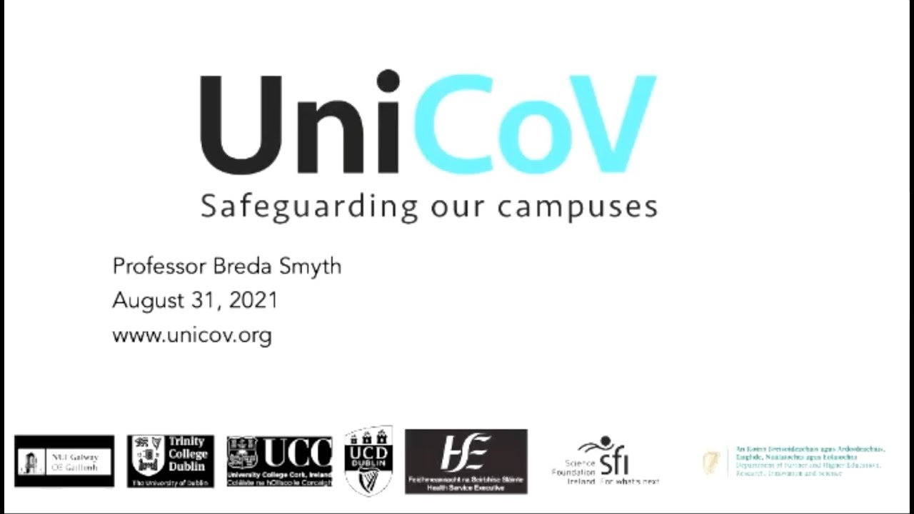 Prof Breda Smyth: #ProjectUniCoV at NUI Galway's All-Staff Town Hall ...