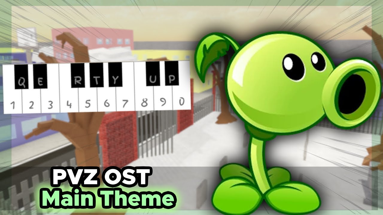 Plants vs. Zombies OST - "Main Theme" - Simple Piano Cover (Jujutsu ...