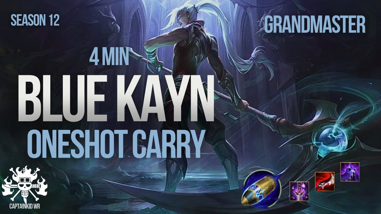 WILD RIFT KAYN GAMEPLAY // 4 MIN BLUE KAYN?! // BUILD&RUNES // BEST ...