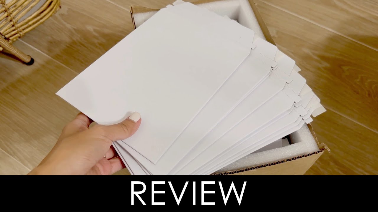 Quick Review: 6x8" Rigid Mailers - Sturdy and High Quality? - YouTube