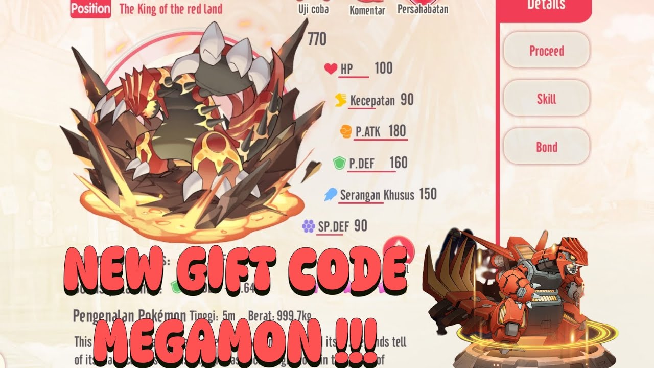 NEW GIFT CODE MEGAMON - YouTube