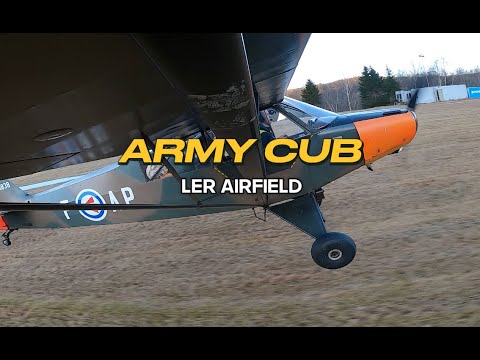 Army Cub at Ler Airfield | LN-ACH - YouTube