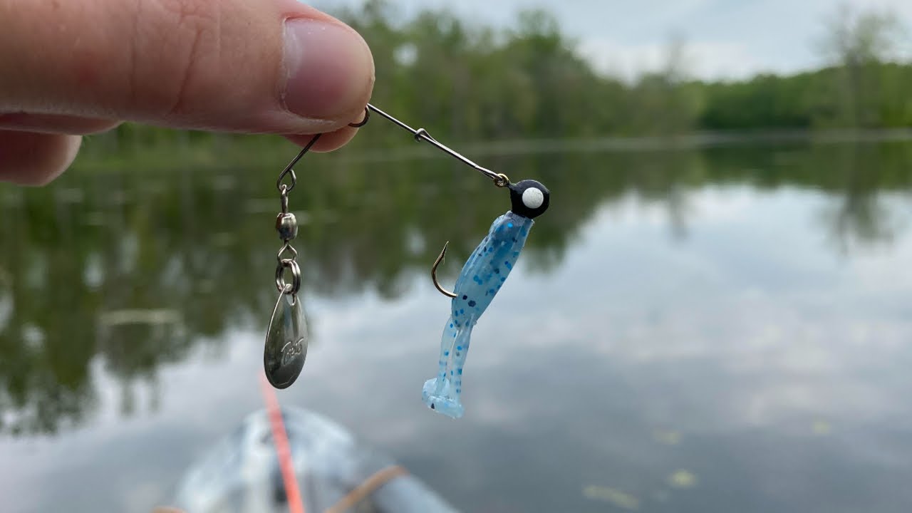 Epic Fishing Day with Tiny Frog Spinner Combo (Exploring new spot ...