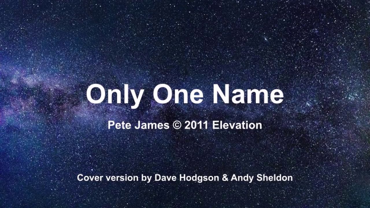 Only one name - YouTube