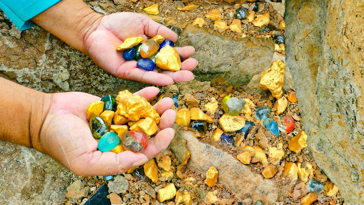 Treasure Hunting! I was digging for Nuggets of Gold, and founda lot of ...