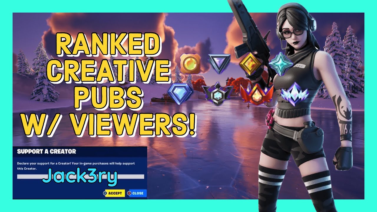LIVE: Fortnite Ranked/Pubs/Creative - YouTube