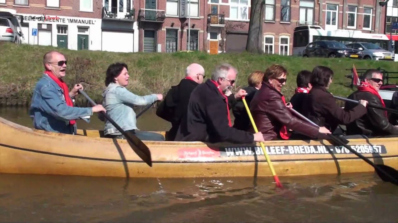 Groepsactiviteit, sportieve activiteit kanotocht Breda - YouTube
