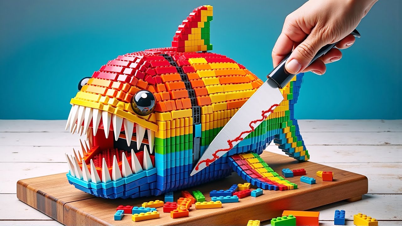 Catch & Fillet a LEGO WILD RAINBOW With Bare Hands | Hunt Catch & Cook ...