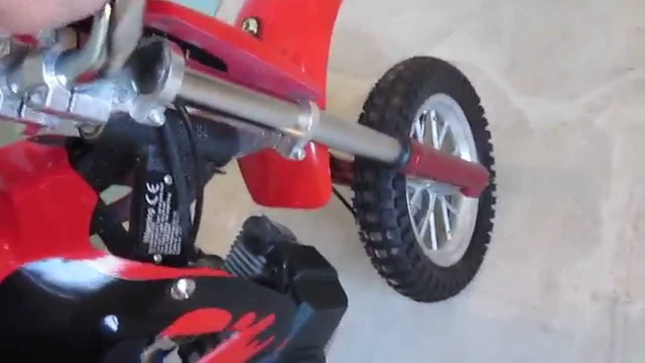 Pocket Dirt Bike 49cc осмотр - YouTube