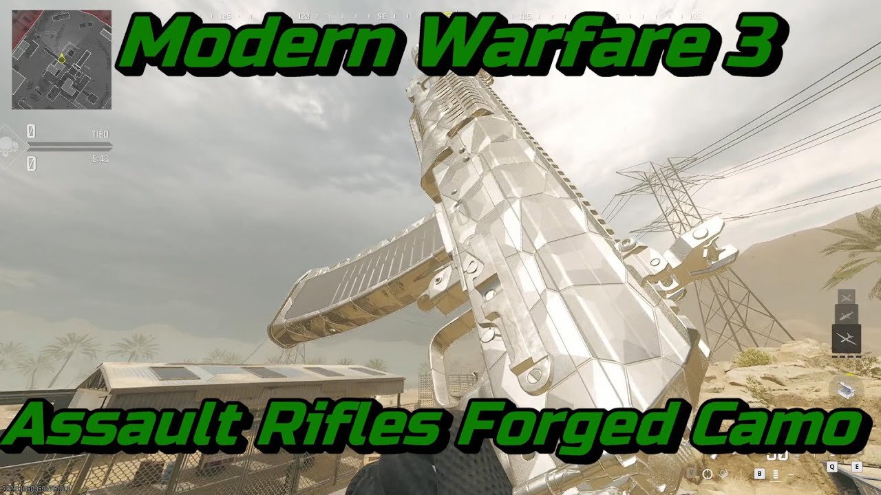 Modern Warfare 3 Forged Camo For Assault Rifles - YouTube