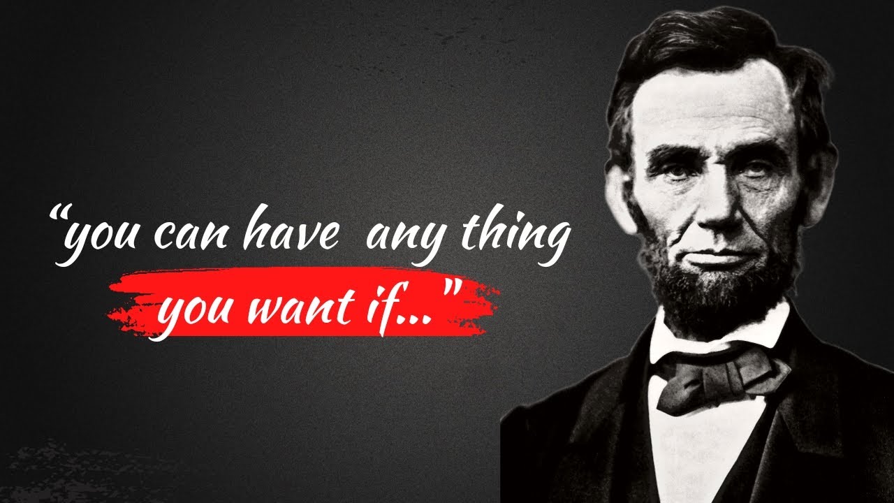Words of Wisdom; The Top 10 Motivating Quotes by Abraham Lincoln ...