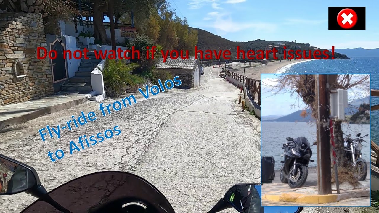 Fly-Ride from Volos to Afissos, Pelion! Honda CBR 1000RR - YouTube