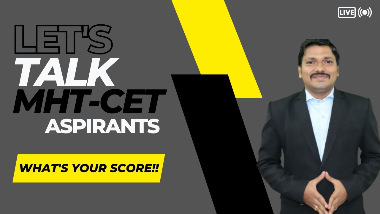 Let's Talk!! 2022 MHT-CET Aspirants | CET CELL New Announcement | MHT ...