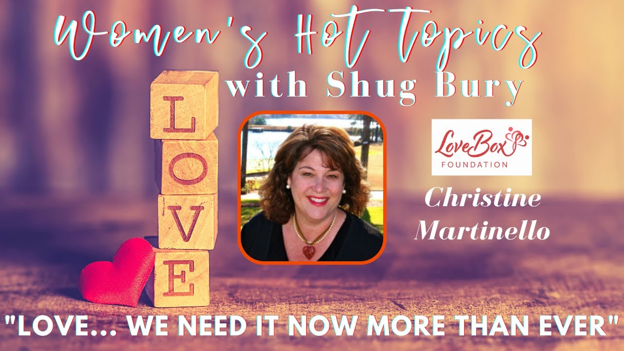 "LOVE...WE NEED IT NOW MORE THAN EVER" - Shug Bury & Christine ...