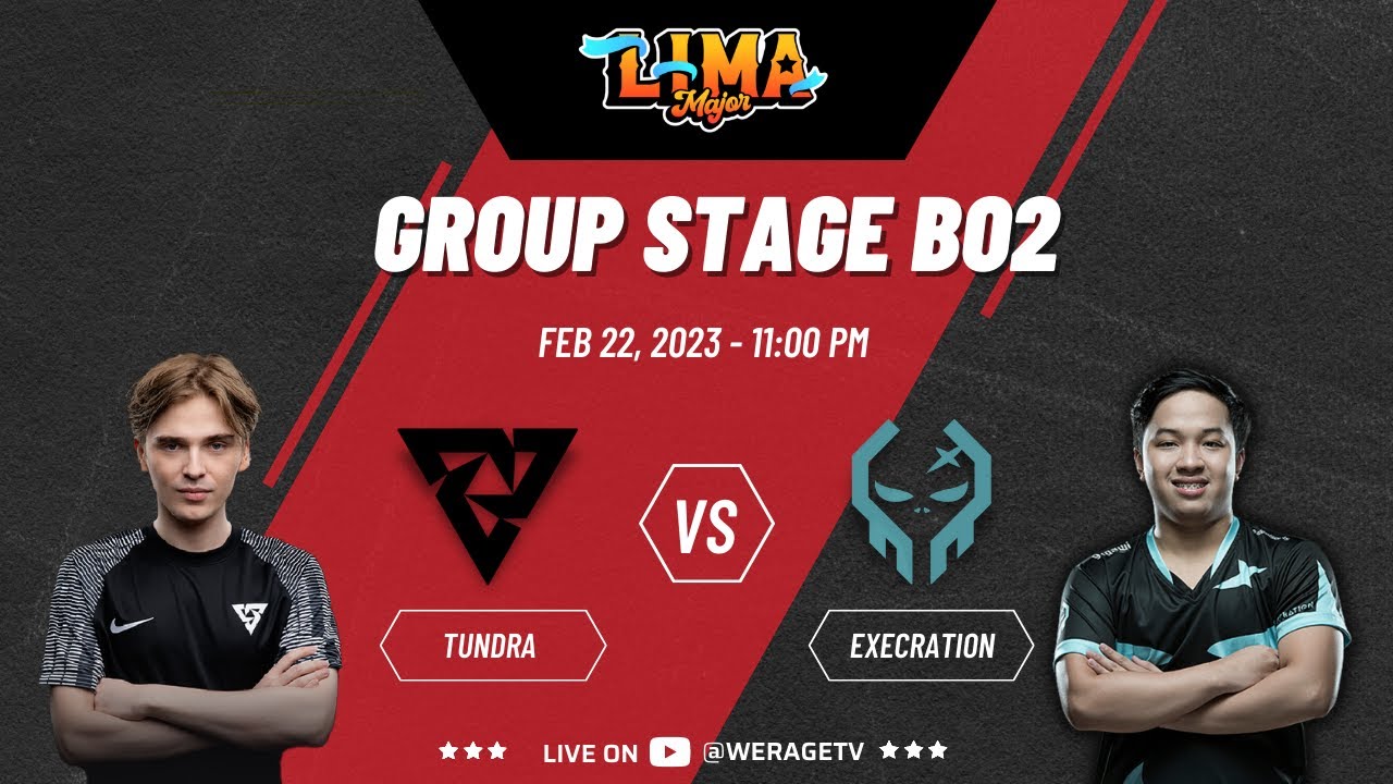 Lima Major BO2 Group Stage | Execration vs Tundra - YouTube