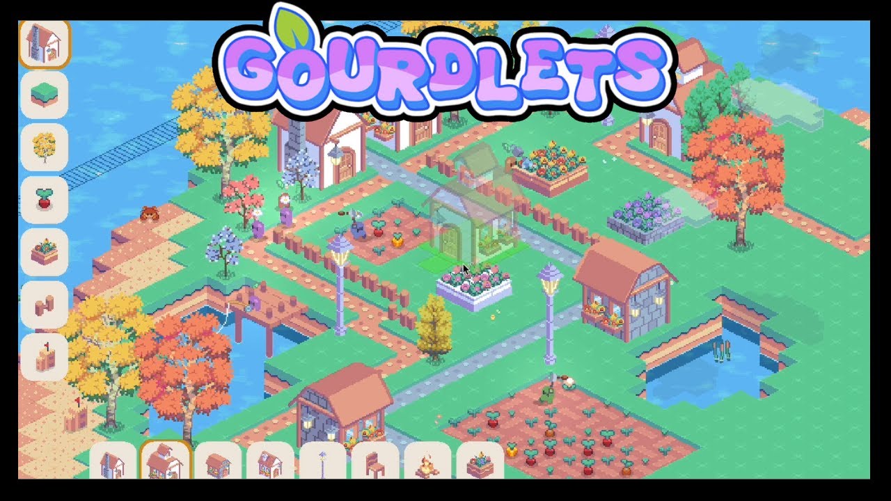 Gourdlets | Cozy Relaxing Town Building Game | Demo - YouTube