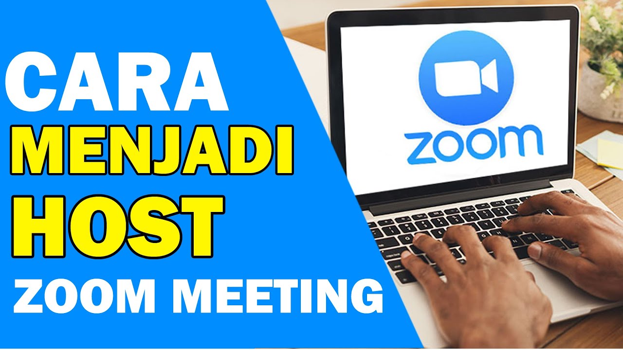 cara menjadi host zoom meeting - tutorial zoom meeting - YouTube