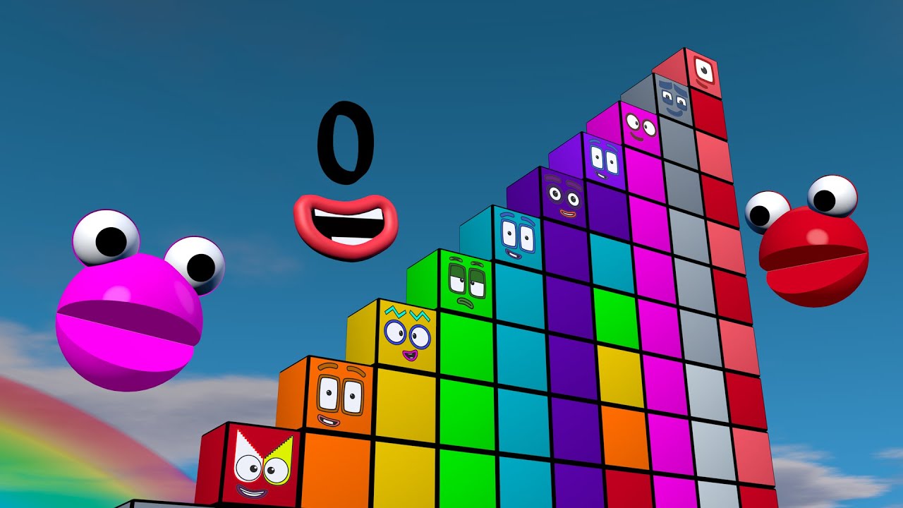 Numberblocks New Step Squad Zero 1-100 HUGE Numberblocks Learn to Count ...