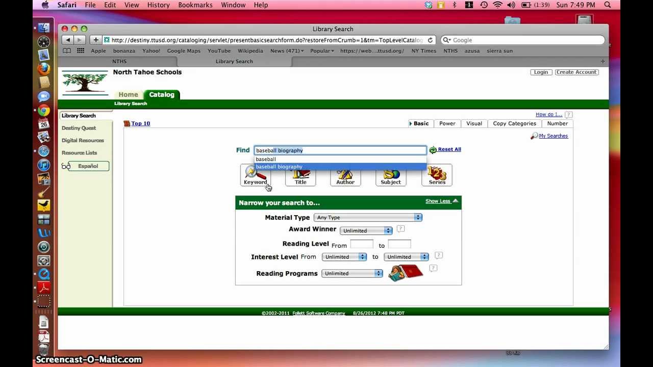 Search Your Library NTHS!.mp4 - YouTube