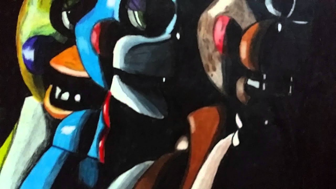 William's drawing --- Fnaf 2 --- title screen drawing! - YouTube