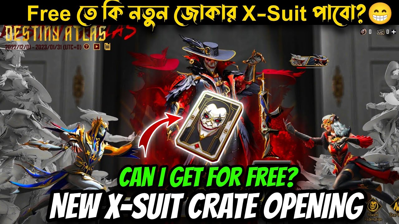 OMG 😱 I Got Trick For Jester X-Suit Spin | Jester X-Suit Crate Opening | Best X-Suit Spin Or ...