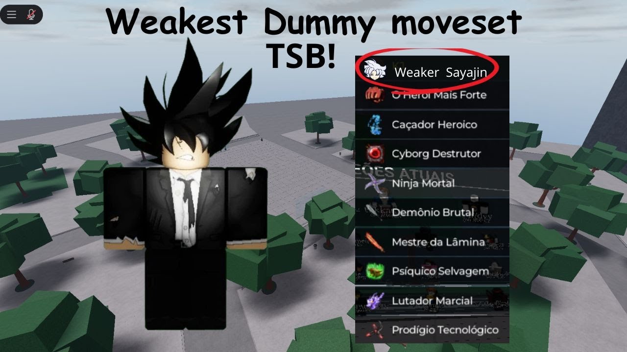 Weakest Dummy moveset || The Strongest Battlegrounds || SSH Form - YouTube
